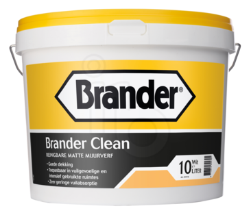 Brander Clean emmer wit 10 liter | IB.NL