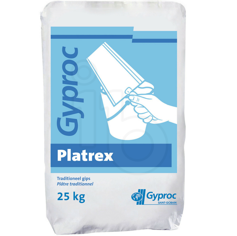 Gyproc Platrex gips zak 25 kg | IB.NL