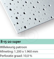 Gyproc Rigitone 8-15-20 Super 4-SK 1960x1200x12,5 mm | IB.NL