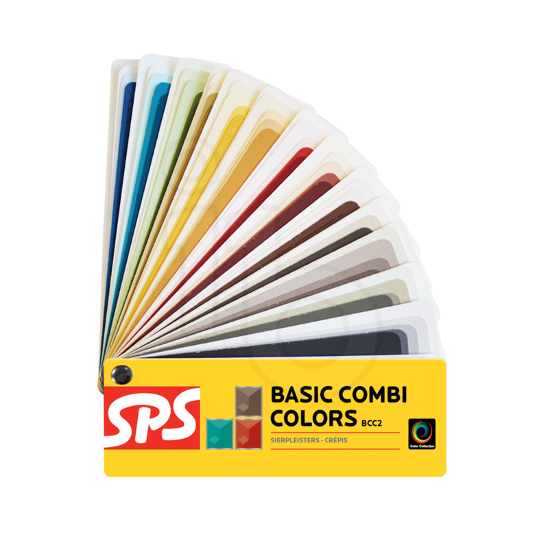SPS Kleurwaaier Basic Combi Colors BCC2 70 sierpleister kleuren | IB.NL