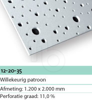 Gyproc Rigitone 12-20-35 4-SK 2000x1200x12,5 mm | IB.NL