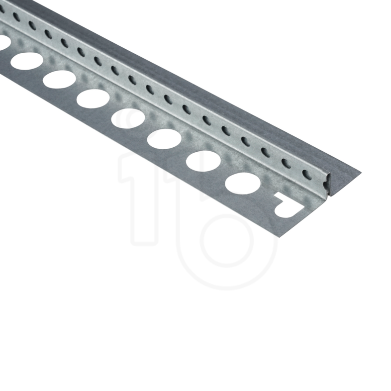 Stucstop/aansluitprofiel verzinkt staal L= 3000mm - 1313-3.00 | IB.NL