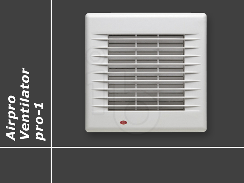 AirPro Pro-1 Inbouwventilator diam 125mm Timer CE pak 3 st | IB.NL