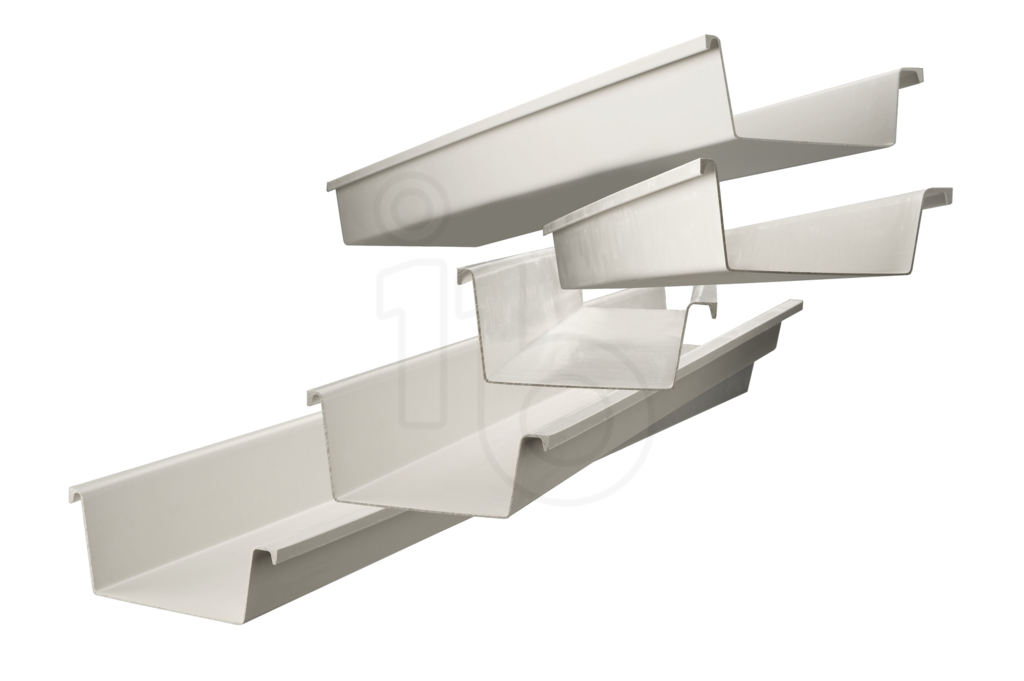 Ubbink Bakgoot M205 (excl.fixeerbeugel) grijs (RAL 7035) L= 6000 mm | IB.NL