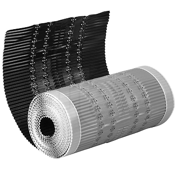 Ubbink Airtec alu nok- en hoekkeper zwart B= 300 mm rol 5 m1 doos 4 rol ...