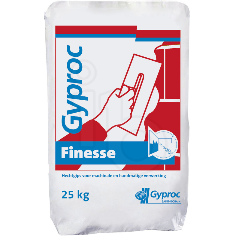 Gyproc Finesse gips zak 25 kg | IB.NL